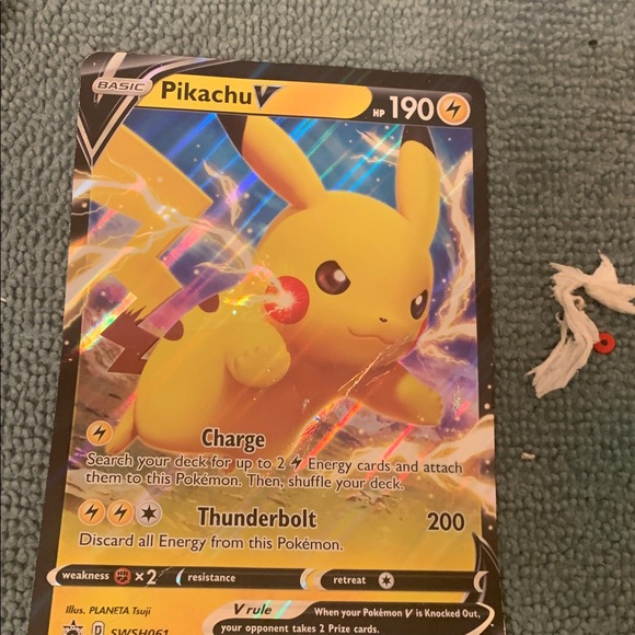 Other | Pikachu V Pokmon Card | Poshmark